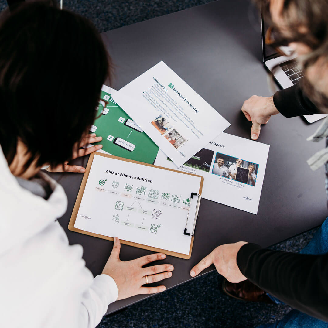 Produktionsablauf eines Recruiting-Films